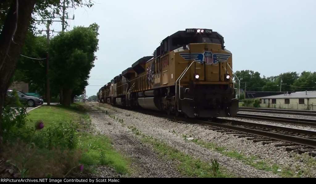 UP 8594, 7357, 7402, 8643 & 5163